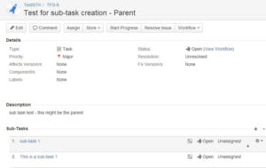 JIRA Sub-Task with Example (JIRA Create Sub-task)