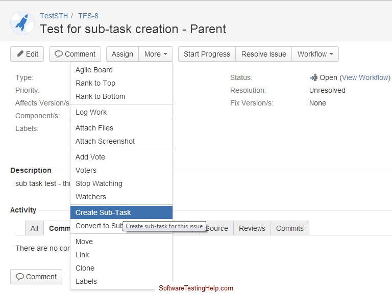 JIRA Sub Task With Example JIRA Create Sub task JIRA Sub Task With Example JIRA Create Sub task