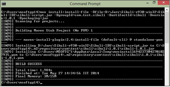 Sikuli Maven Project and Selenium WebDriver Integration Sikuli Maven Project and Selenium WebDriver Integration