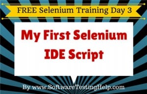 Selenium IDE Tutorial: IDE Commands with Examples on Firefox