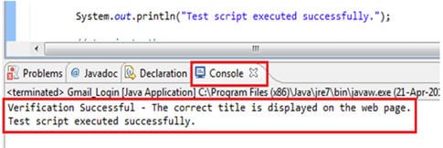 Our First Selenium WebDriver Script Implementation