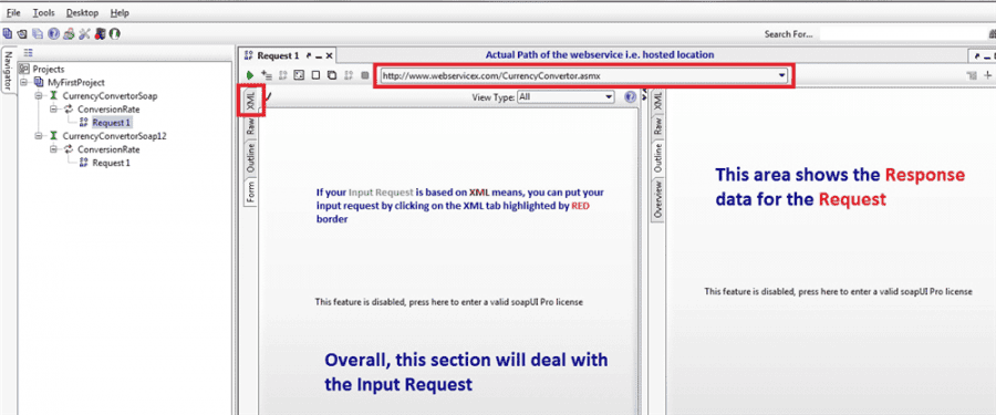 First SoapUI Project Using WSDL