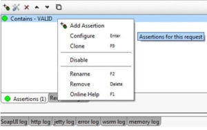 Assertions in SoapUI