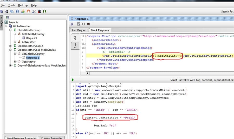 How to Create Mock Service and Dynamic Response in SoapUI