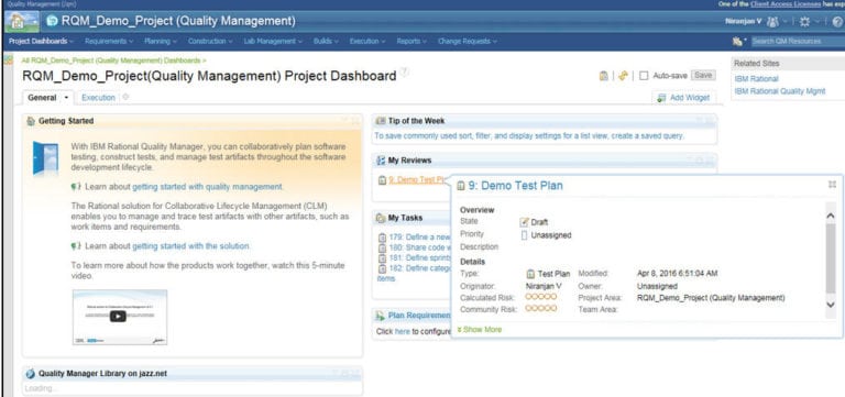 IBM Rational Quality Manager (RQM) Tutorial