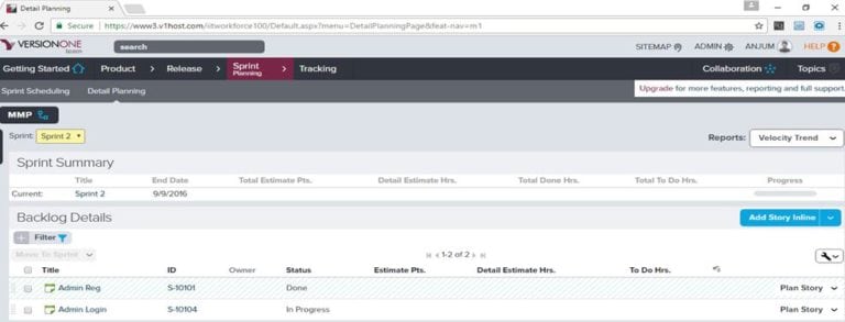 VersionOne Tutorial: Agile Project Management Tool Guide