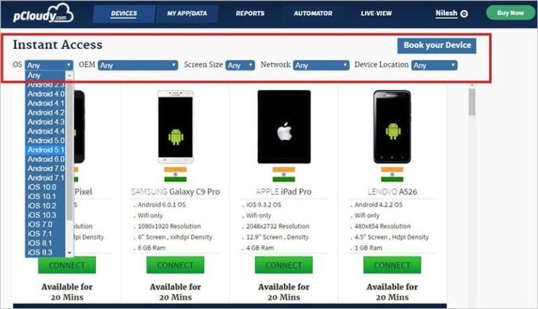 pCloudy Mobile App Testing Tool Tutorial