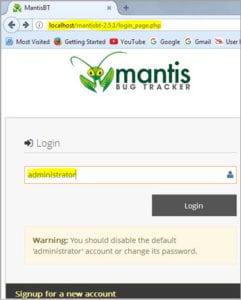 Mantis Bug Tracker (MantisBT) Tutorial
