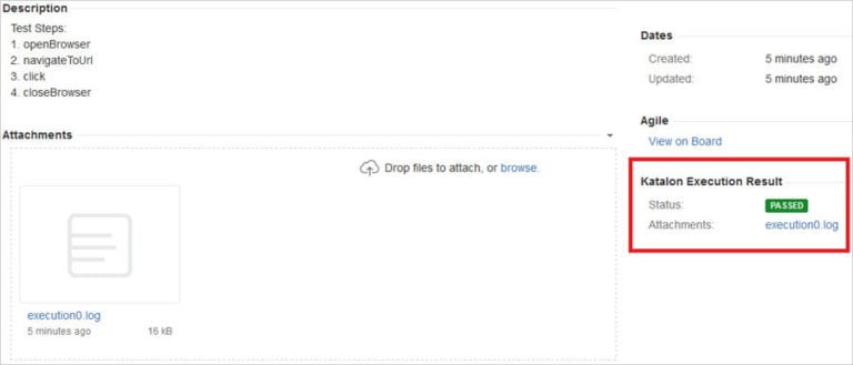 Jira Integration with Katalon Studio