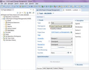 IBM Rational Team Concert Advanced Work Item Customization