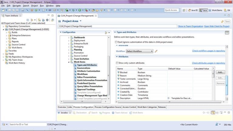 Advanced Work Item Customization In IBM Rational Team Concert