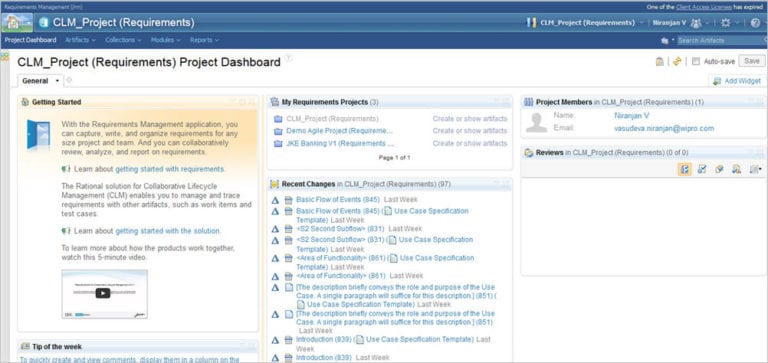 IBM Rational CLM Tool Tutorial