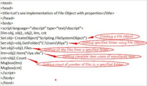 VBScript File Objects: CopyFile, DeleteFile, OpenTextFile, Read and ...