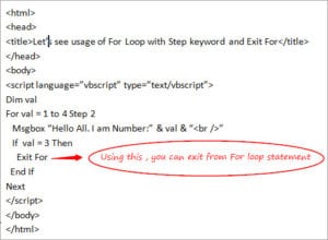 VBScript Loops: For Loop, Do Loop, and While Loop