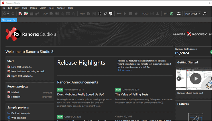 Ranorex Tutorial: Ranorex Studio for GUI Test Automation