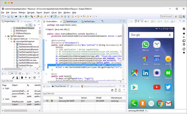 Appium Studio for Eclipse: End-to-end Appium/Selenium Automation From ...