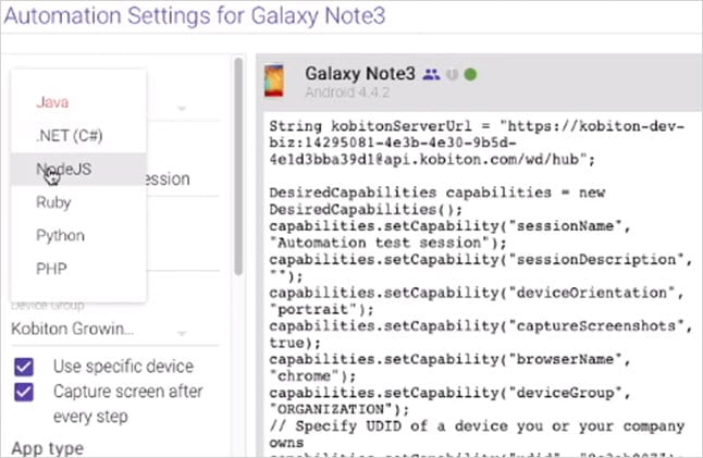 Kobiton Mobile Device Testing Tutorial