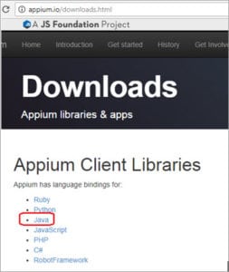 Appium - Download, Installation And System Setup For Windows