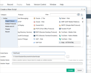 Introduction to VuGen (Virtual User Generator) Script Recording Example