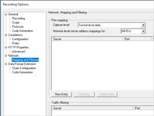VUGen Recording Options in LoadRunner