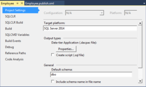 Publishing Database Changes To SQL Server Using Microsoft TFS