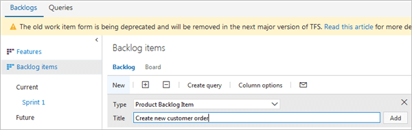 Agile Planning With Microsoft Team Foundation Server (TFS)