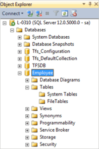 Publishing Database Changes To SQL Server Using Microsoft TFS