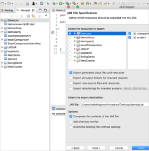 Java Deployment: Creation and Execution of Java JAR File