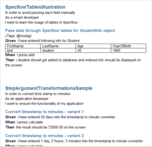 Generate Living Documentation with Pickles For Specflow Feature Files