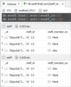 MongoDB Sort() Method with Examples