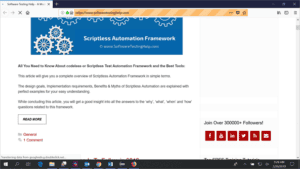 Handling iFrames Using Selenium WebDriver switchTo() Method