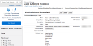 How To Setup And Test Outbound Message In Salesforce?