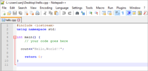 Development Environment Setup For C++
