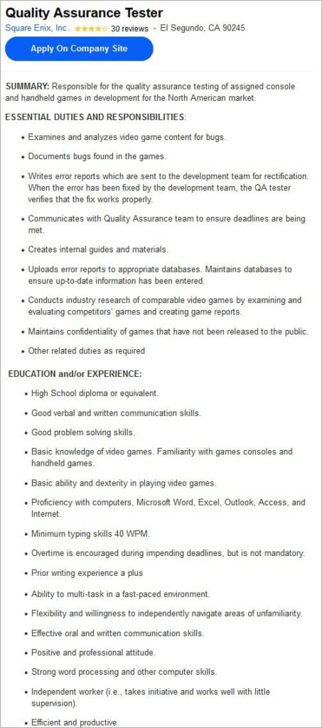 How To Become A Video Game Tester - Get A Game Tester Job Quickly