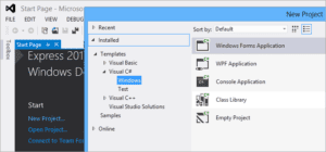 Introduction To C# Programming Using Visual Studio .Net Framework