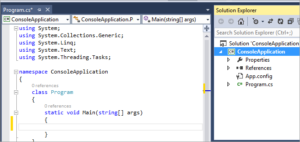 Introduction To C# Programming Using Visual Studio .Net Framework