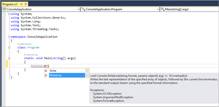 Introduction To C# Programming Using Visual Studio .Net Framework