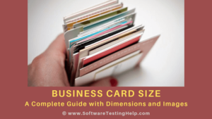 Standard Business Card Size: Country-Wise Dimensions And Images