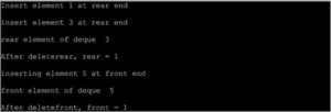 Double Ended Queue (Deque) In C++ With Examples