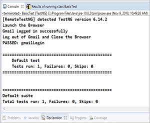 TestNG Installation, Basic Program And Reports