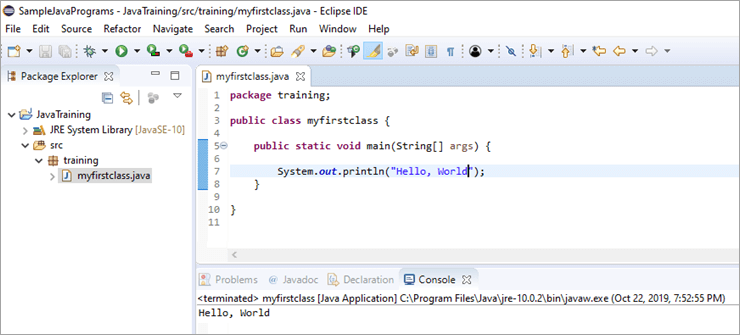 Java Hello World Create Your First Program In Java Today