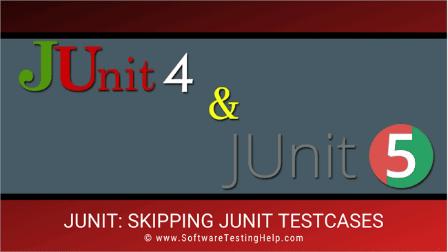 JUnit Ignore Test Cases JUnit 4 Ignore Vs JUnit 5 Disabled