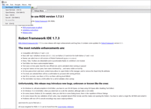 Getting Started With RIDE - Robot Framework IDE