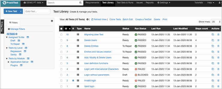 PractiTest Test Management Tool Review Tutorial