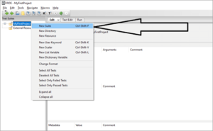 Getting Started With RIDE - Robot Framework IDE