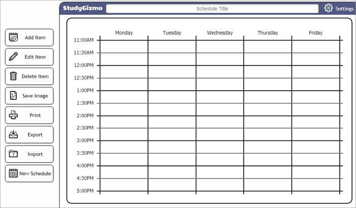 Timetable Maker For High School Brokeasshome