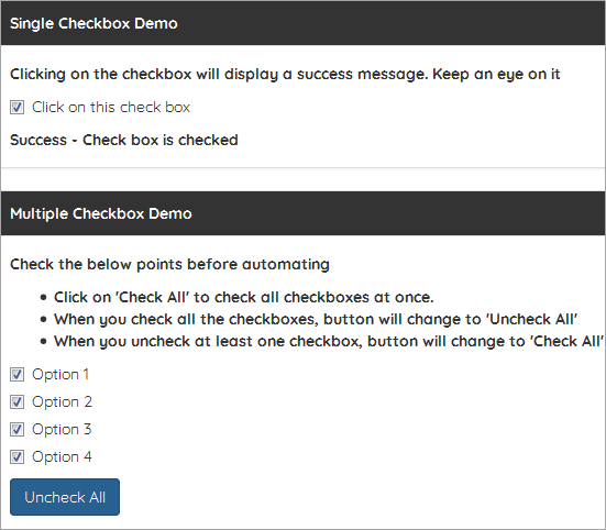 How To Check Checkbox In Webtable Using Qtp