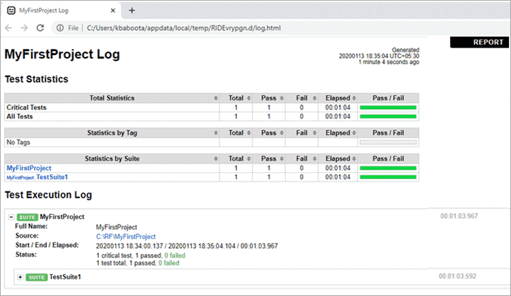 Understanding And Working With Robot Framework