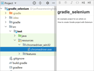 How To Create Gradle Project With Selenium