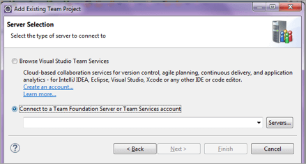 How to Use Microsoft TFS for JAVA Projects with Eclipse in DevOps